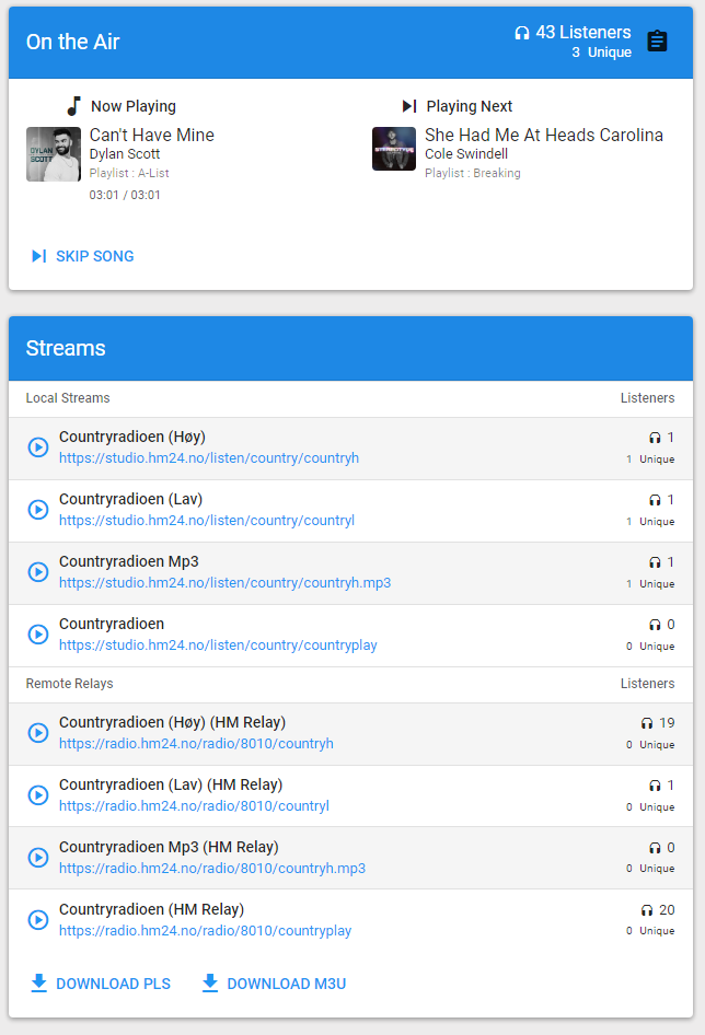 Statistics not working for remote relays · Issue #5639 · AzuraCast/AzuraCast · GitHub