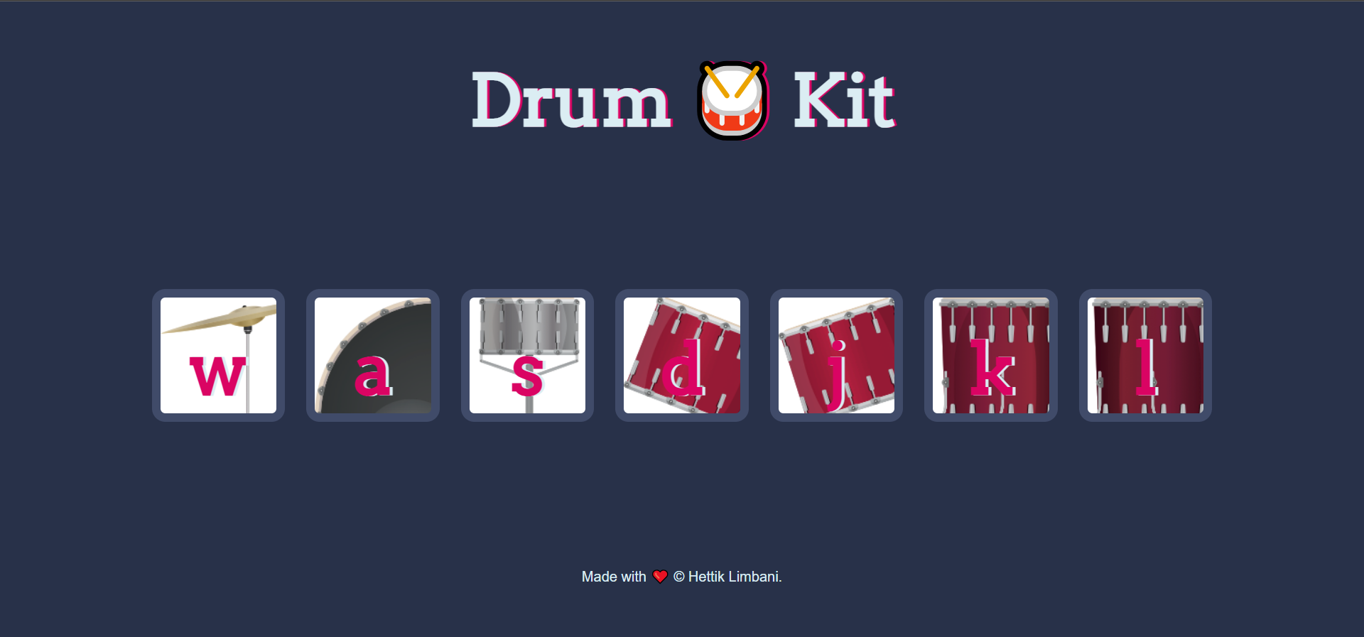 GitHub - HettikLimbani/Drum-Kit GitHub - HettikLimbani/Drum-Kit
