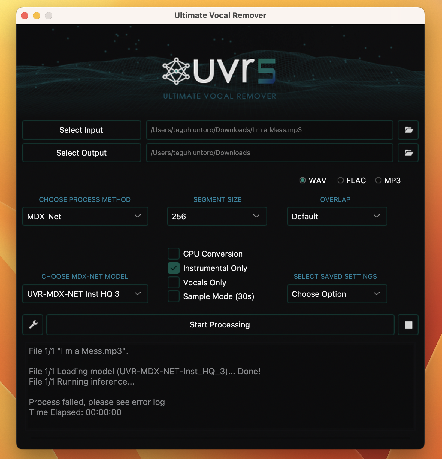 Problem with UVR · Issue #844 · Anjok07/ultimatevocalremovergui · GitHub
