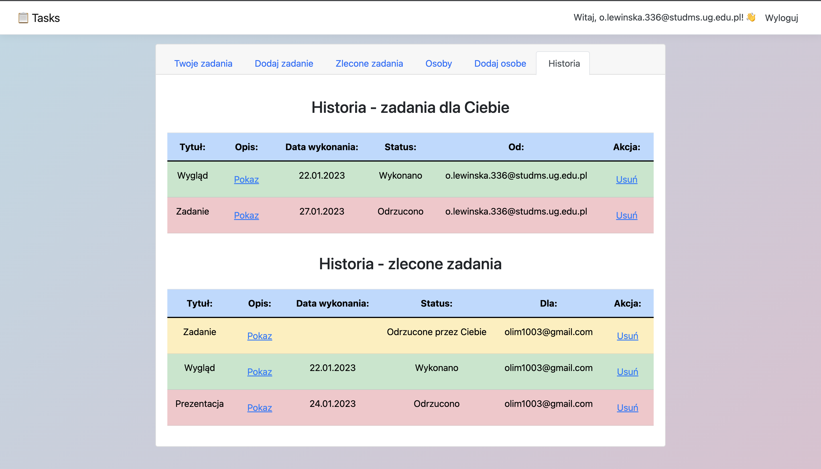 GitHub - olimpialewinska/TasksNett: Web application built with C# .NET MVC and Bootstrap ...
