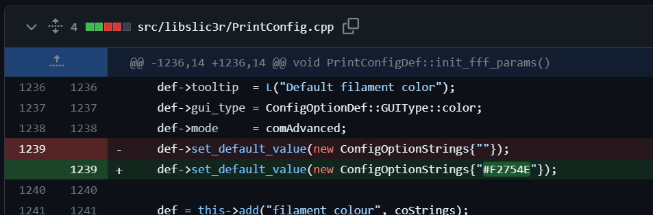 Undo the default filament color change introduced in 1.6.0 · Issue #759 · SoftFever/OrcaSlicer ...