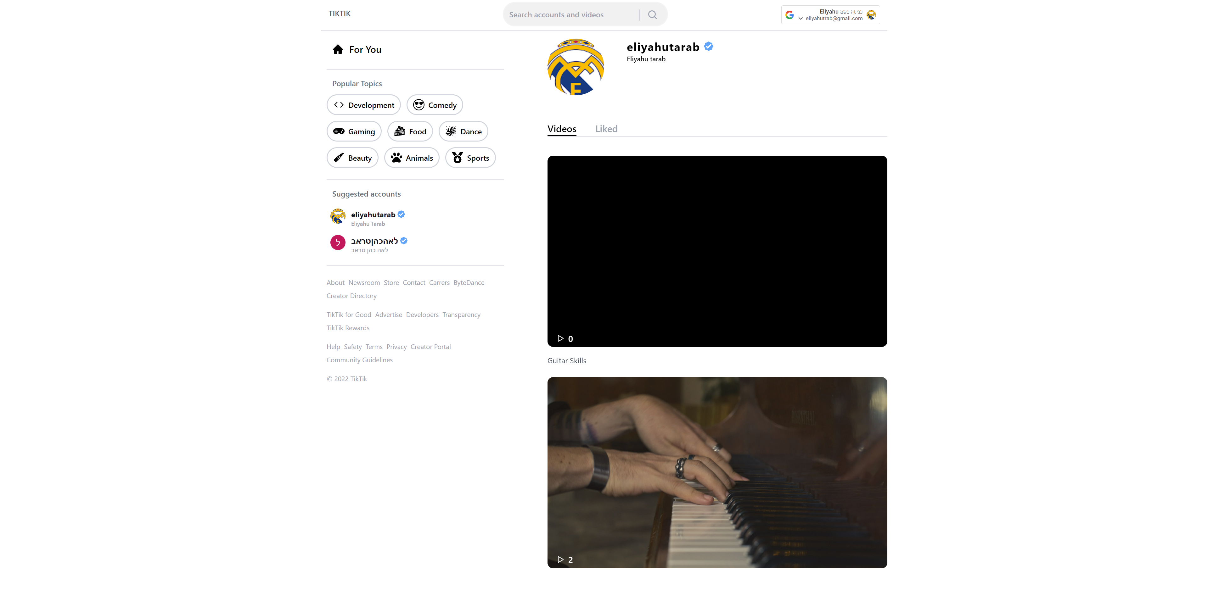 GitHub - EliyahuCohen/TIKTIK-App: A social video sharing application with Next.js ,Sanity.io and ...