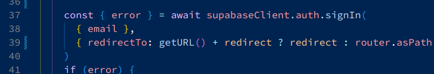 `redirectto` Not Being Respected When Using Email Or Magic Link Auth · Issue 4540 · Supabase