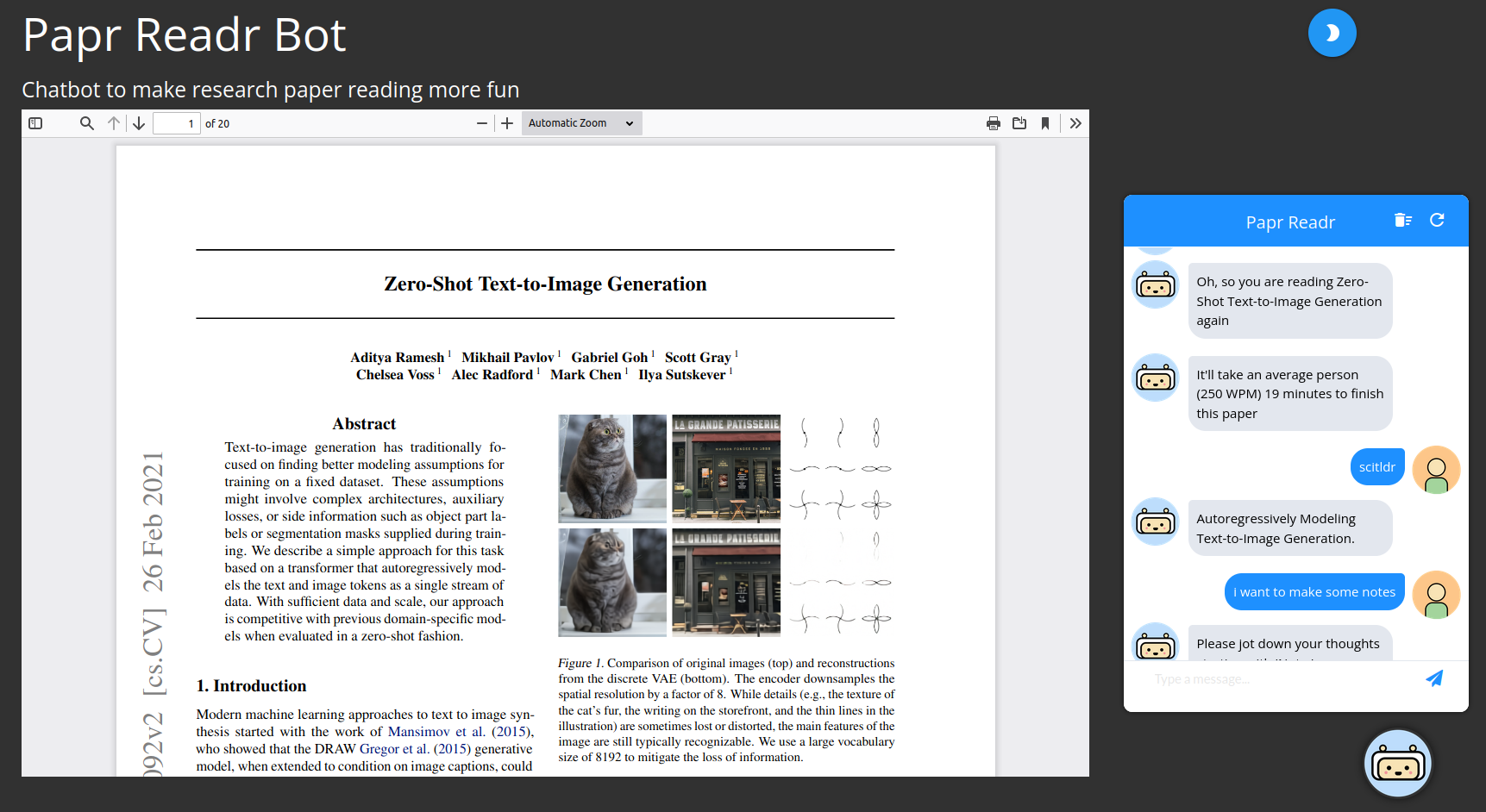 GitHub - michellefxl/papreadr: Papr Readr Bot