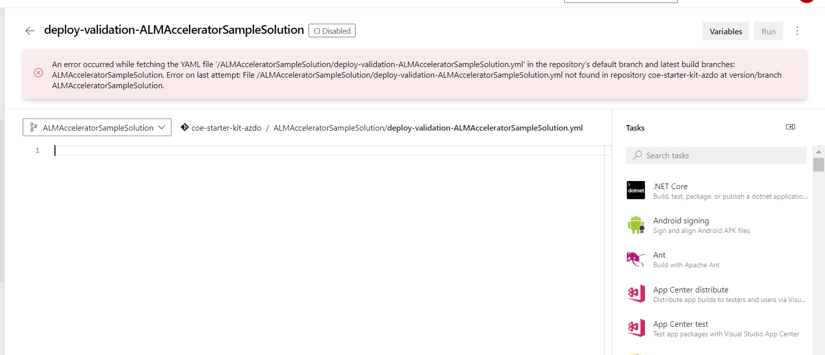 deploy-validation or build-deploy-validation · Issue #3097 · microsoft/coe-starter-kit · GitHub