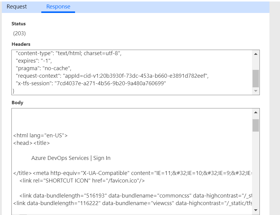 DevOps custom connector 203 error · Issue #5415 · microsoft/coe-starter-kit · GitHub