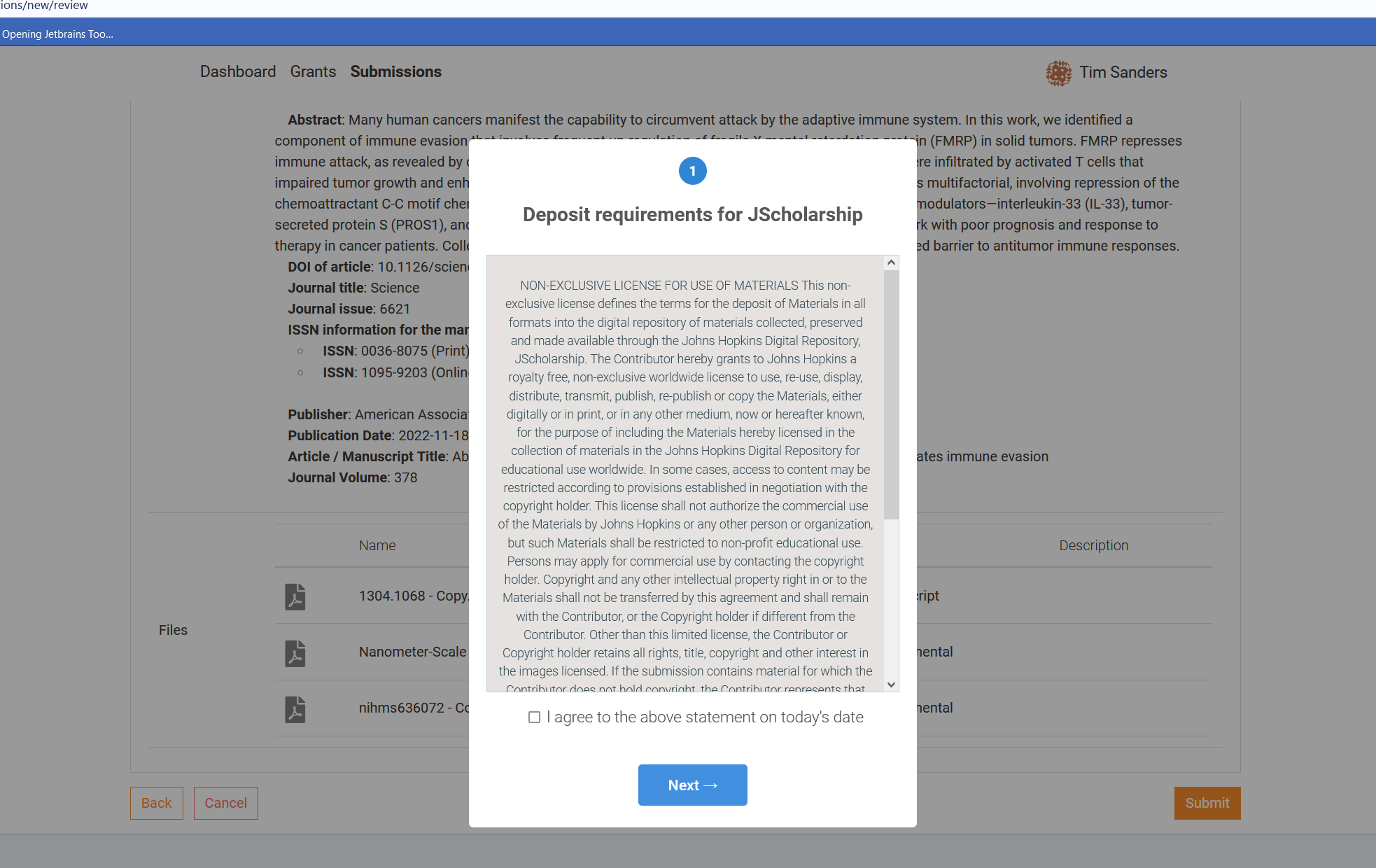 Refactor Deposit requirements for JScholarship UX · Issue #402 ... Refactor Deposit requirements for JScholarship UX · Issue #402 ...