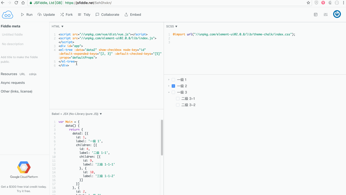 [Bug Report] BUG in the tree component · Issue #8815 · ElemeFE/element · GitHub