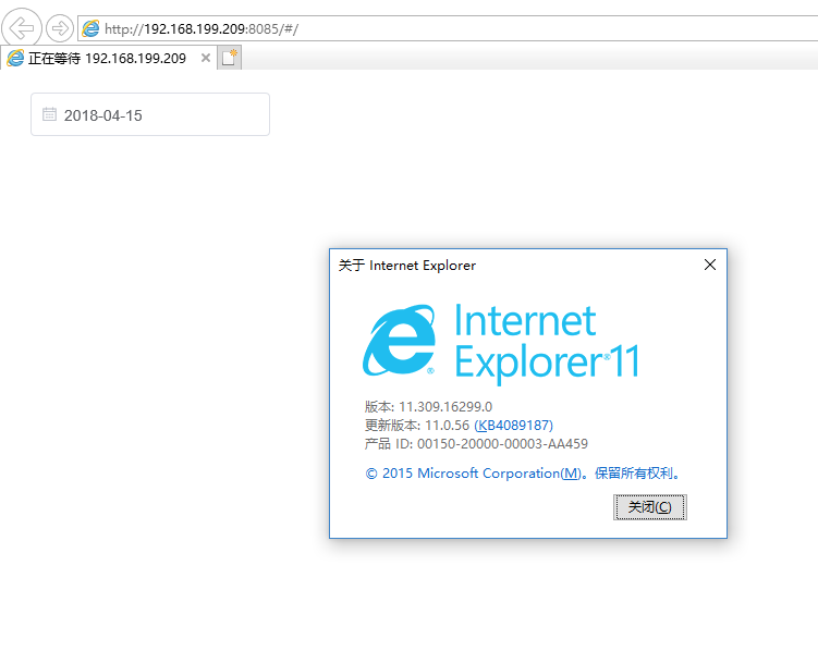 [Bug Report] El-date-picker selector binding Date object is not displayed under IE11 browser ...