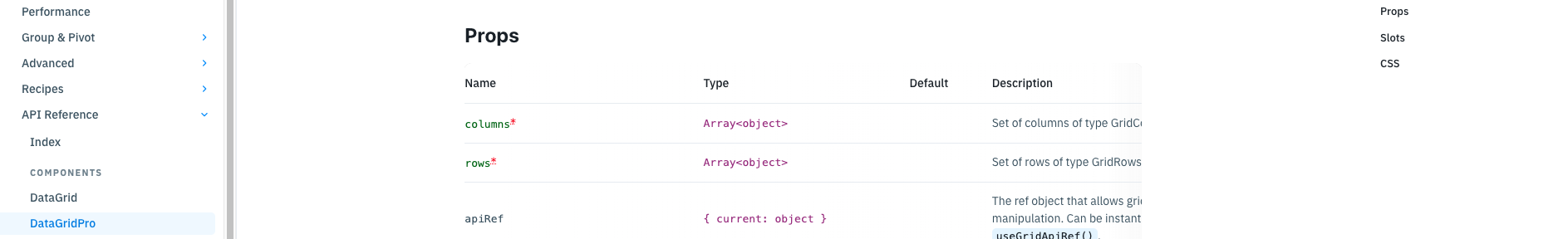 [docs] tables with properties cut off description · Issue #8937 · mui/mui-x · GitHub