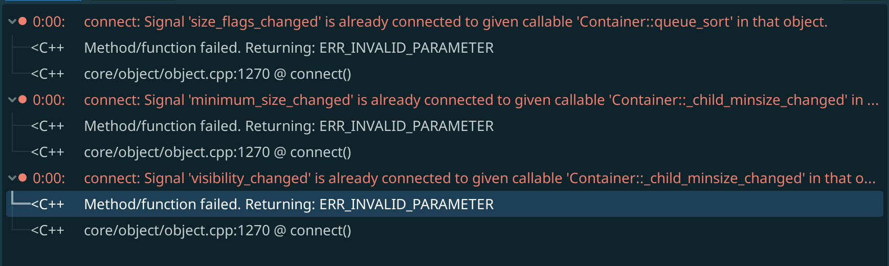 Strange errors when running a mostly UI based project · Issue #72299 · godotengine/godot · GitHub