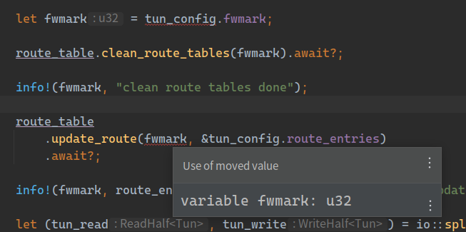 copy type report error: Use of moved value · Issue #10427 · intellij-rust/intellij-rust · GitHub