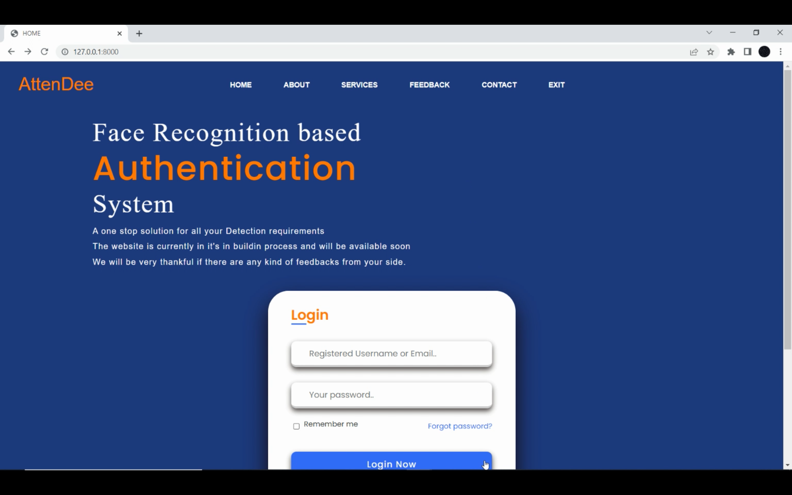 GitHub - SandeshBhagwat/Attendee---Face-Attendance-System