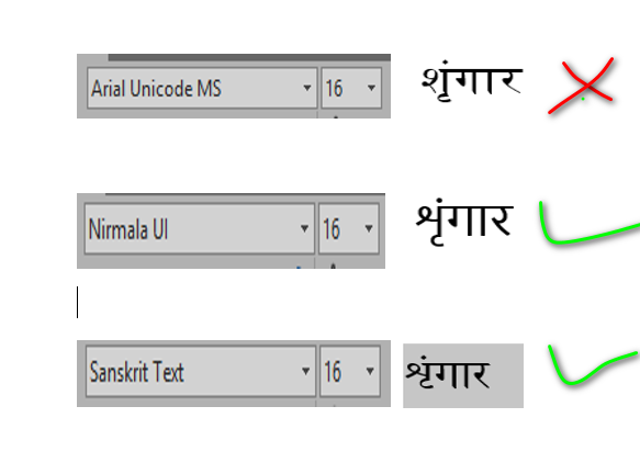 wrong shape -" Arial Unicode MS " (Devnagri) font · Issue #958 · MicrosoftDocs/typography-issues ...