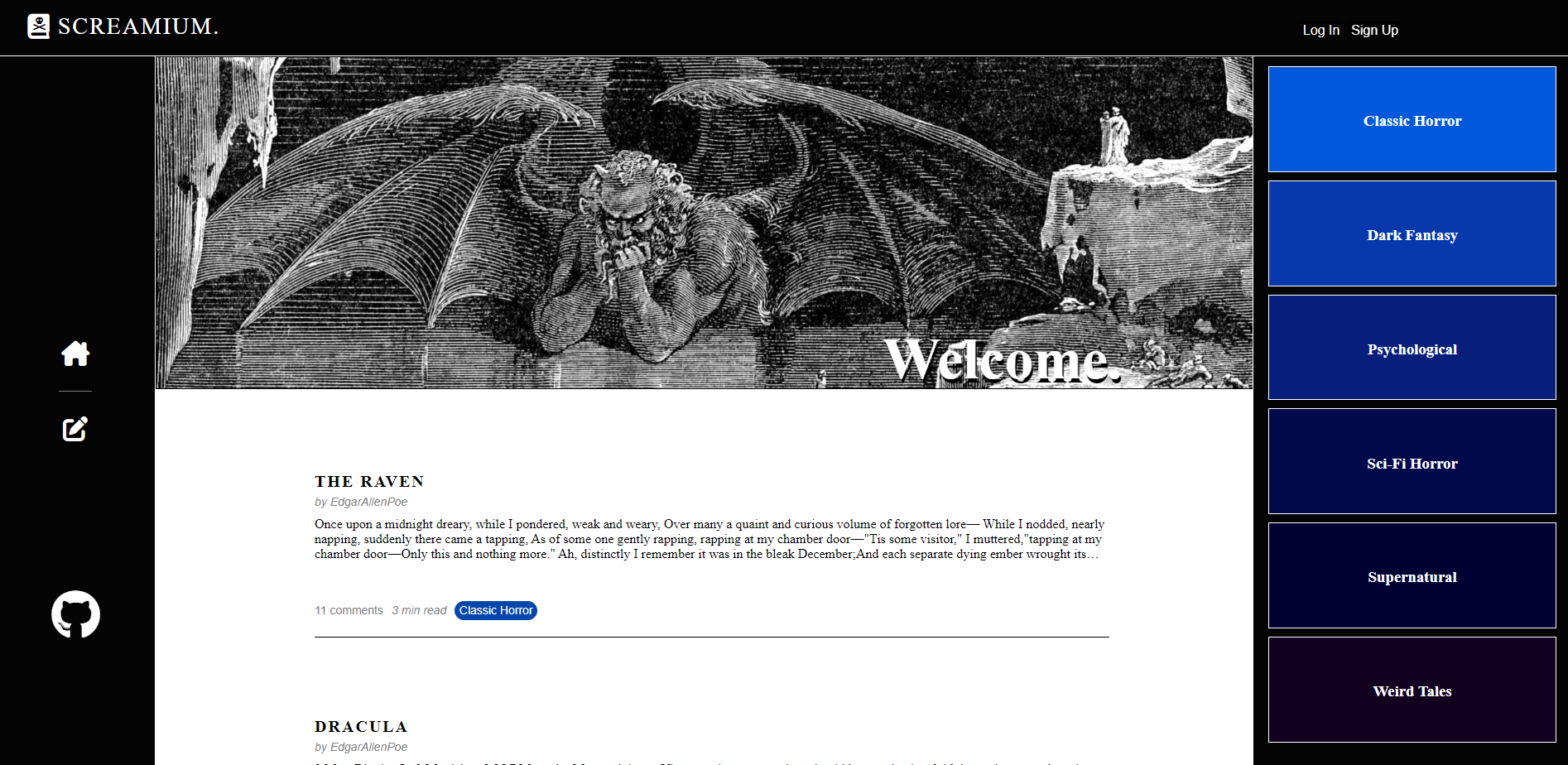 GitHub - angMaidt/Screamium: A spooky clone of Medium.