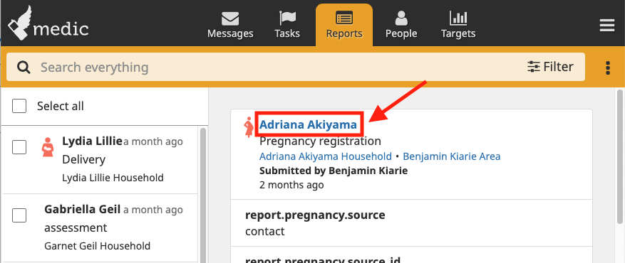 Link to Contact's Profile from Messages tab · Issue #8660 · medic/cht-core · GitHub