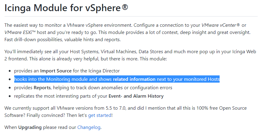 Hooks into the Monitoring module missing · Issue #262 · Icinga/icingaweb2-module-vspheredb · GitHub
