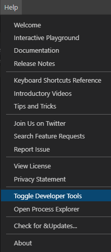 Typo - Check for &Updates... · Issue #69086 · microsoft/vscode · GitHub