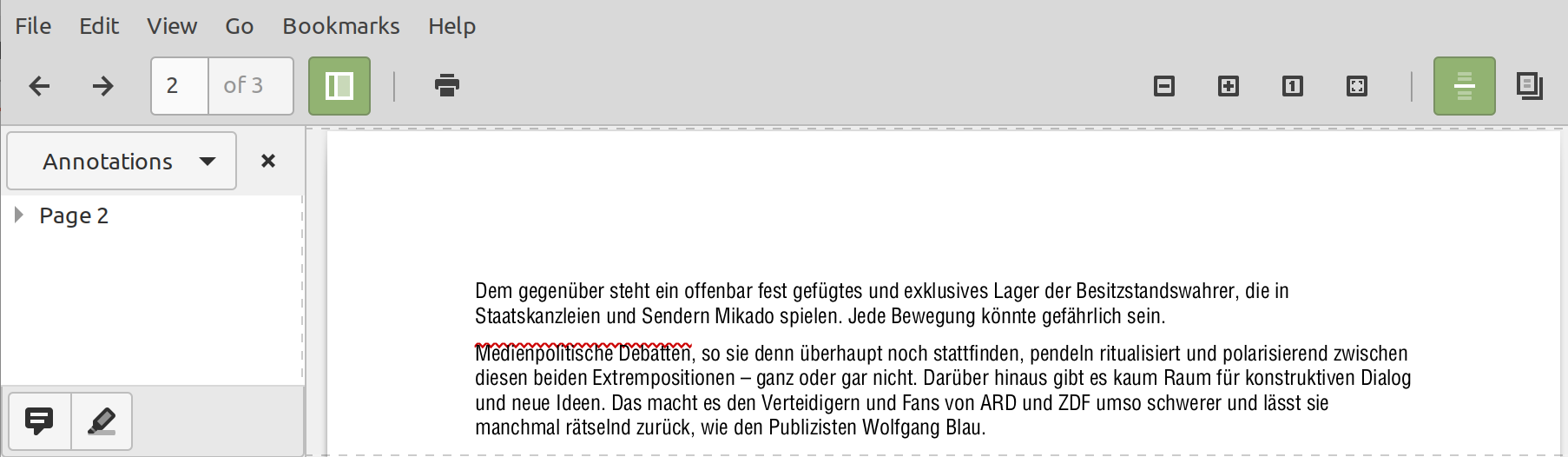 [PDF Annotation] Underlines or Squiggles appear above the lines · Issue #463 · linuxmint/xreader ...