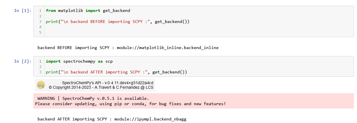 [Bug]: scpy changes matplotlib backend when run in pycharm and VS code ...
