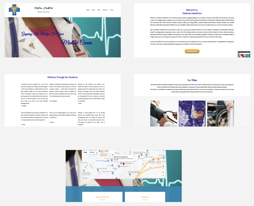 GitHub - The-JL-Group/medcare-health-cert: A react-based, front-end ...