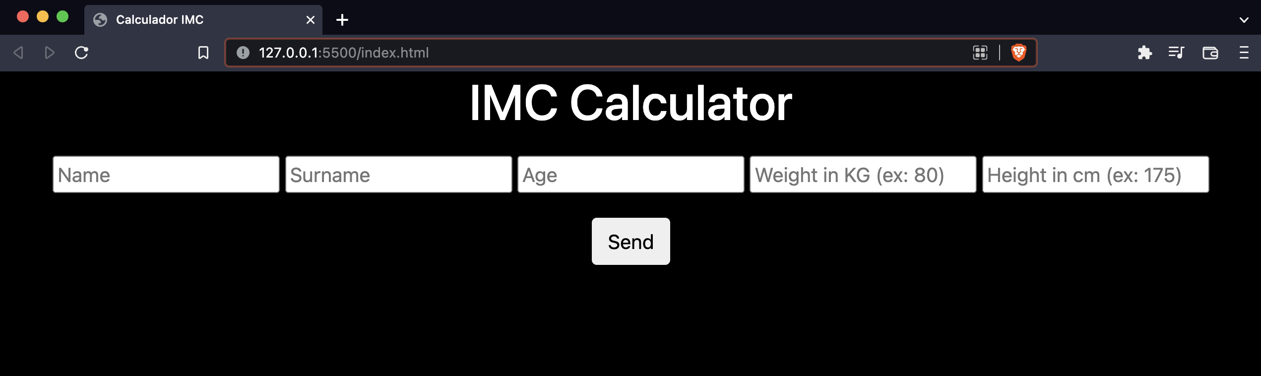 GitHub - pedroagiar/IMC-Calculator: A IMC Calculator Project based in ...
