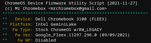 Gemini Lake Processor Support · Issue #89 · MrChromebox/scripts · GitHub