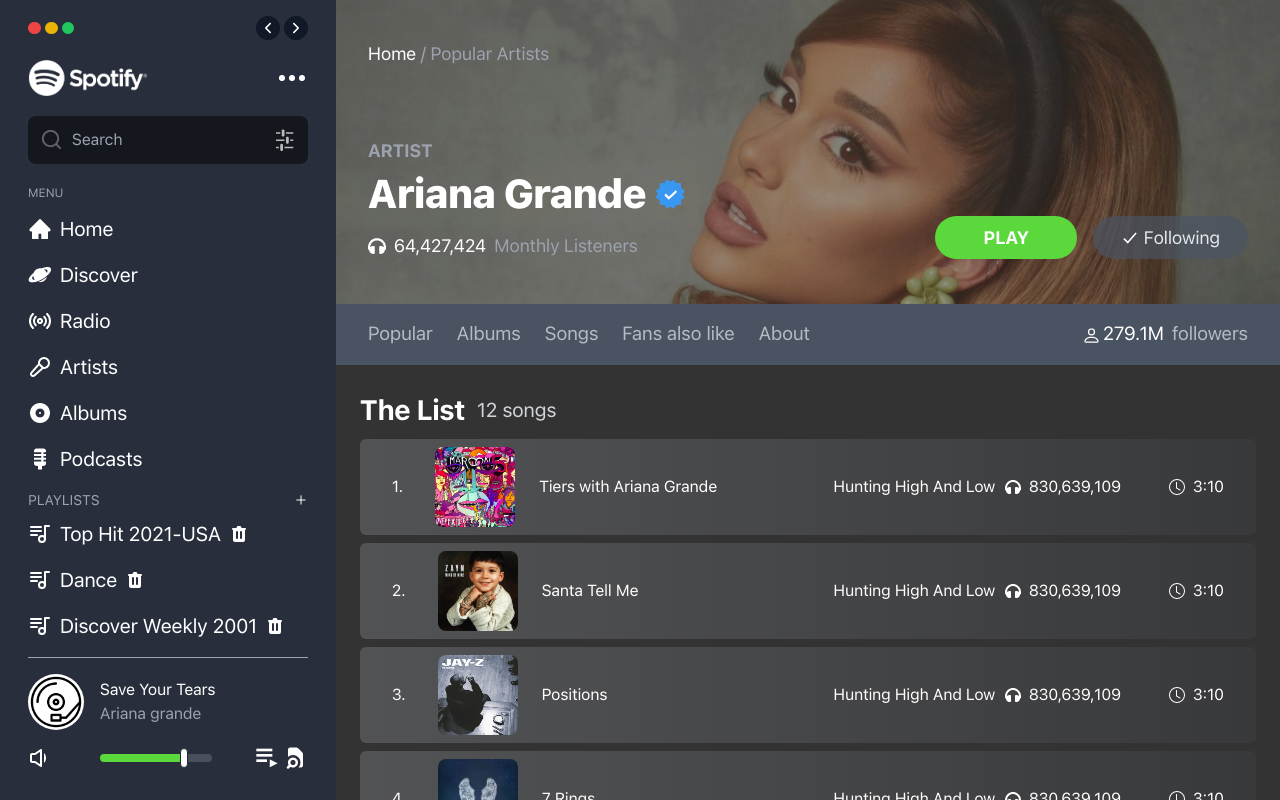 GitHub - kartikeysharmaks/Spotify-Redesign: Redesign the landing Page ...