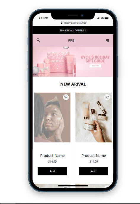 GitHub - SamMintah/e-shop: An e-commerce project mainly for skincare ...