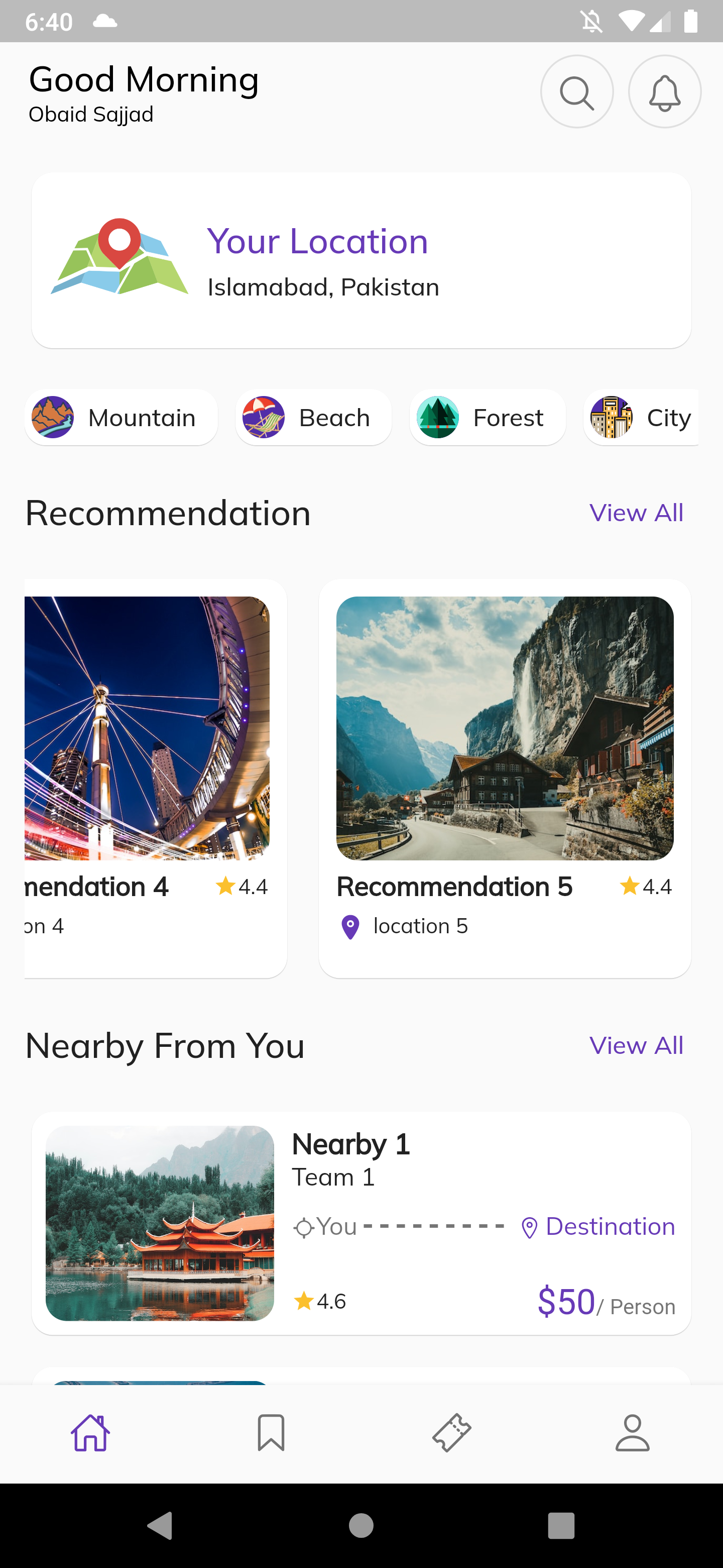 GitHub - osmughal01/travel-app-flutter: Beautiful UI of flutter travelling app.