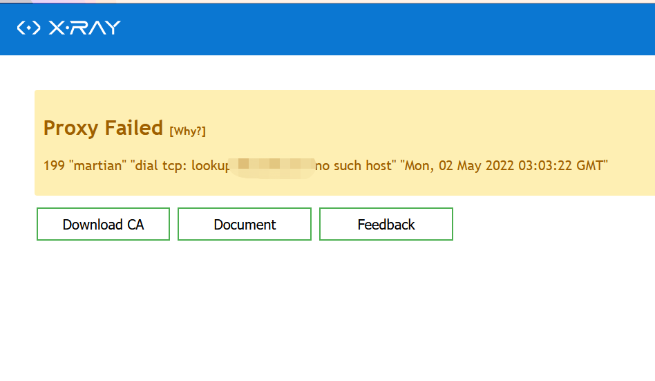 xray proxy报错 · Issue #1619 · chaitin/xray · GitHub