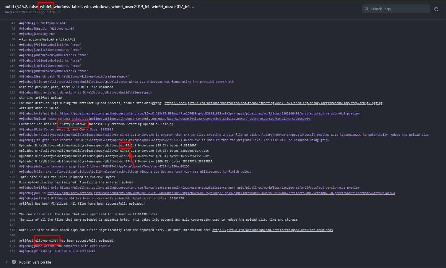 Windows 64 build artifacts · Issue #158 · Murmele/Gittyup · GitHub