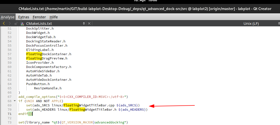 Build failure on BSD · Issue #505 · githubuser0xFFFF/Qt-Advanced-Docking-System · GitHub