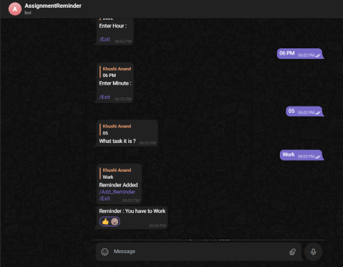 GitHub - KavyaSethia/Reminder-bot: Telegram Bot