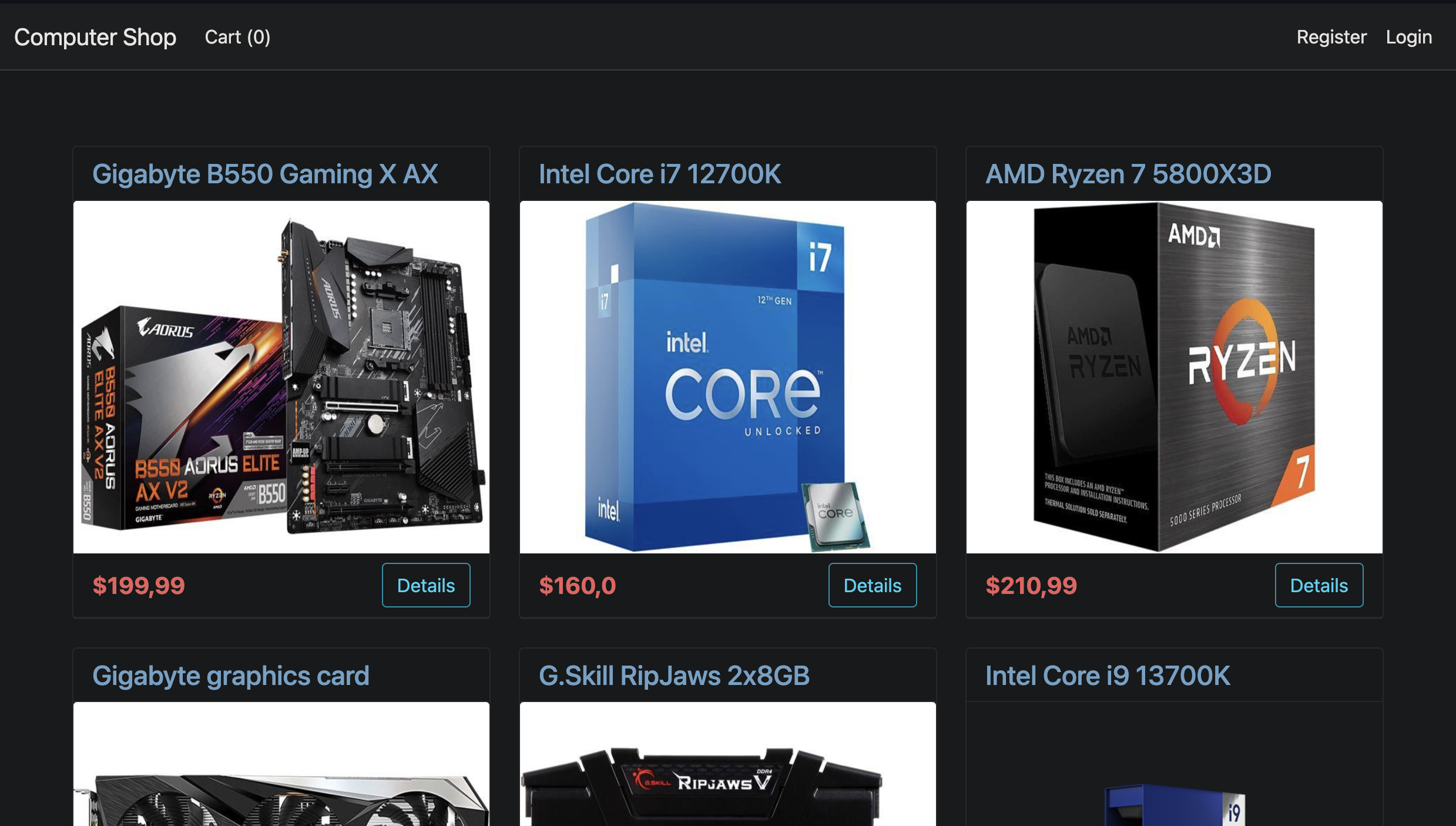 GitHub - Maccer0/ComputerShop: ASP.NET e-commerce app