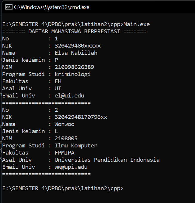 GitHub - elsaa08/LATIHAN2DPBO2023: Latihan 2 Praktikum DPBO 2023