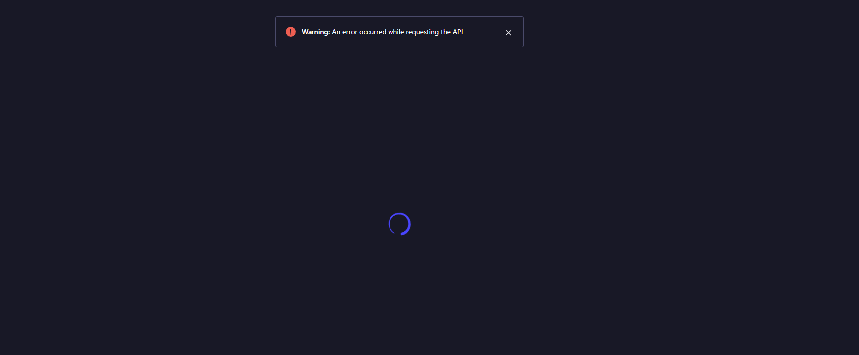 Warning An Error Occurred While Requesting The Api · Issue 17653 · Strapistrapi · Github 3666