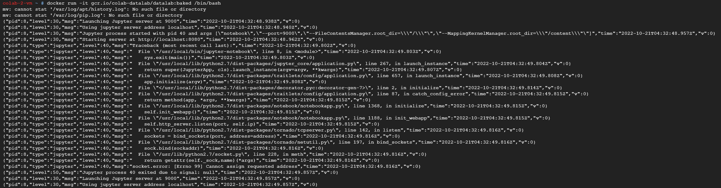 Can't connect Colab to a custom GCE VM after stopping and starting the instance · Issue #3173 ...