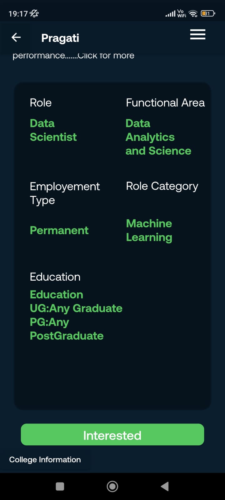 GitHub - Marcresi/pragati: App for career guidence