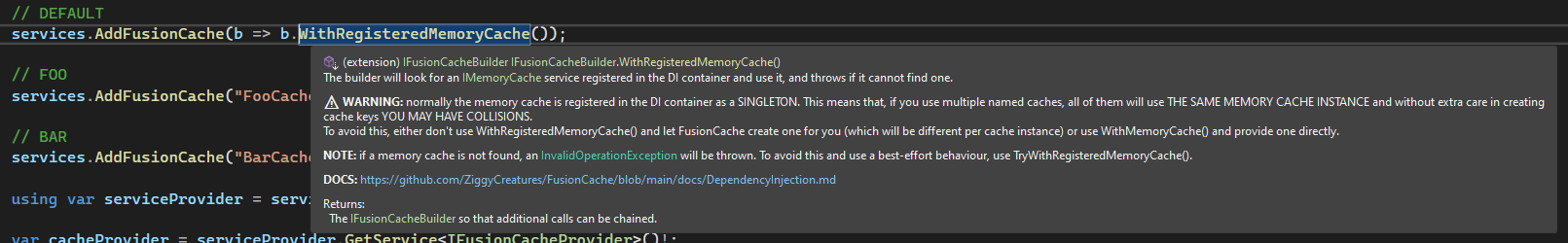 [FEATURE] 👷‍♂️ Builder Pattern · Issue #106 · ZiggyCreatures/FusionCache · GitHub