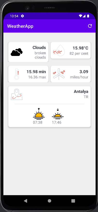GitHub - orhanuckulac0/WeatherApp: an app for weather forecast made with Kotlin
