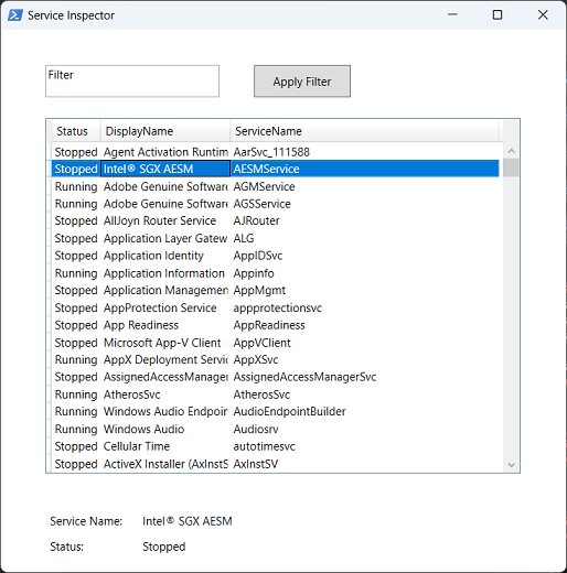 Powershell XAML GUI tutorial with Datagrid, Textbox, Button, Labels · GitHub