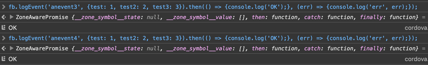 iOS missing event parameters. · Issue #124 · chemerisuk/cordova-plugin-firebase-analytics · GitHub