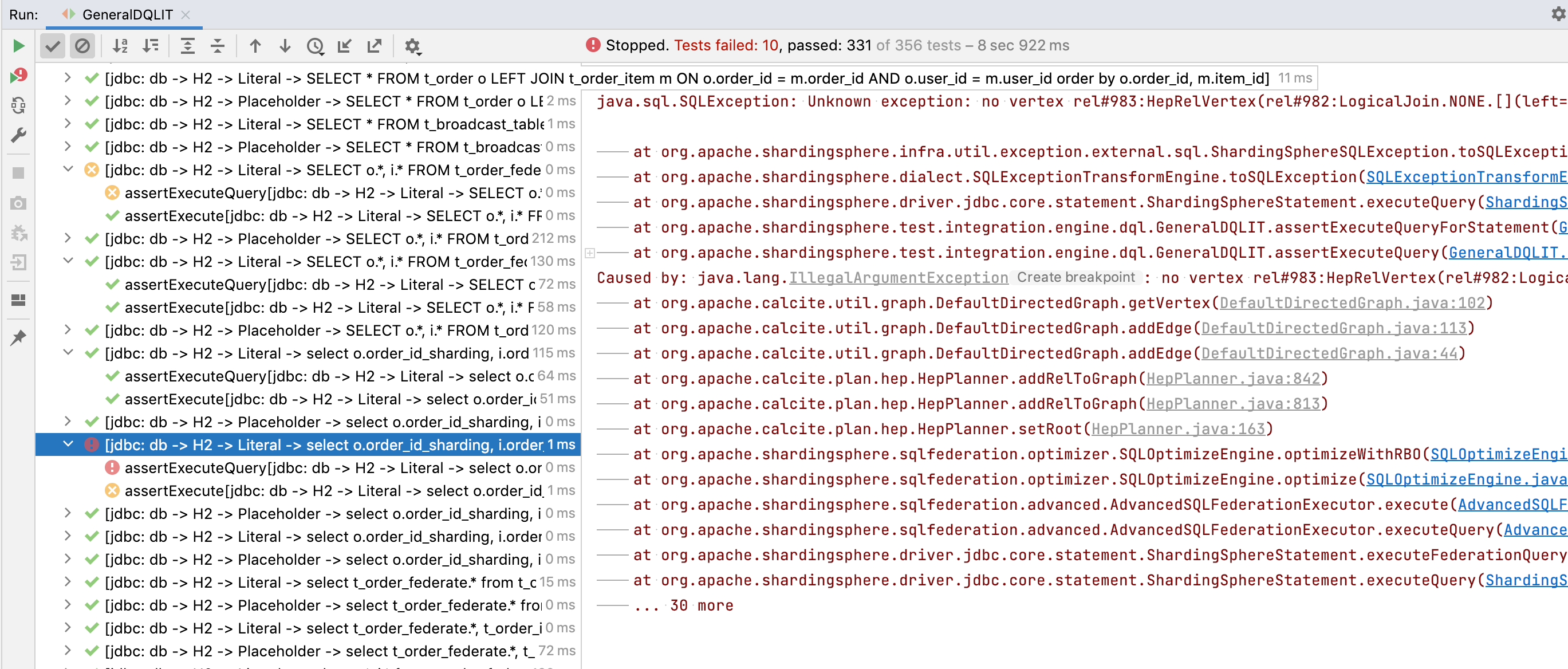 Integration Test General Dqlit Has Failed And The Error Is Different Everytime · Issue 22352 