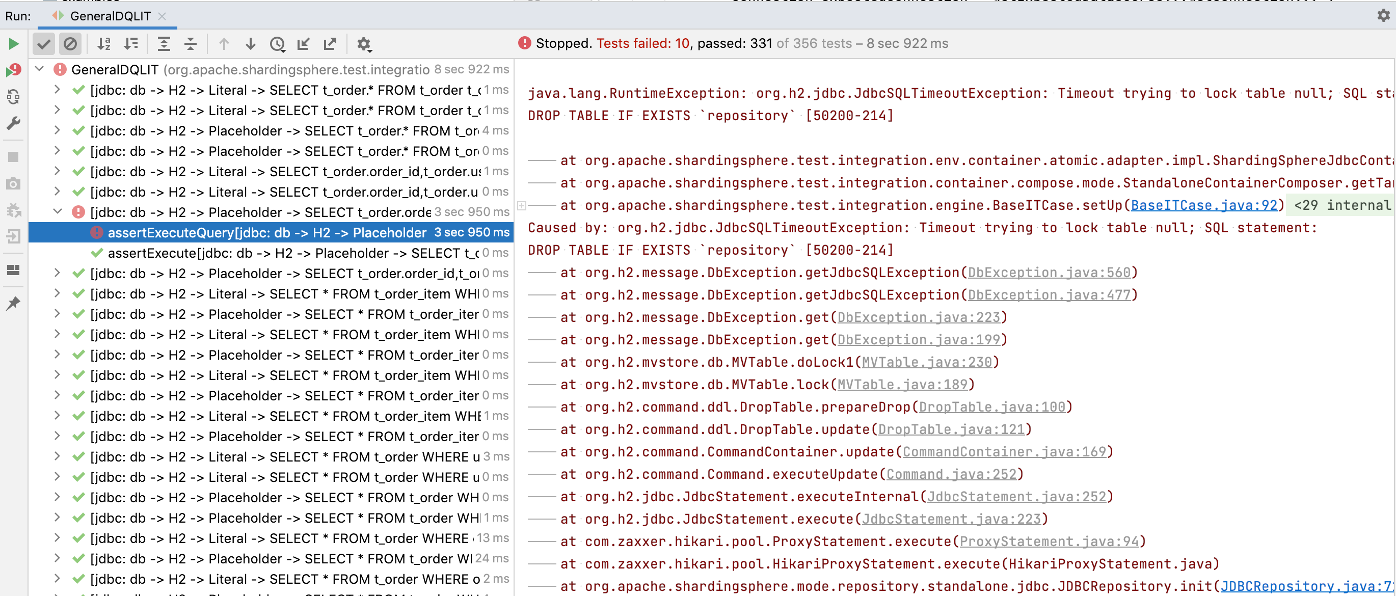 Integration Test General Dqlit Has Failed And The Error Is Different Everytime · Issue 22352 
