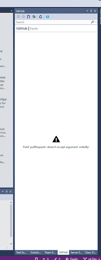 Pull request list shows error "Field 'assignableUsers' doesn't exist on ...