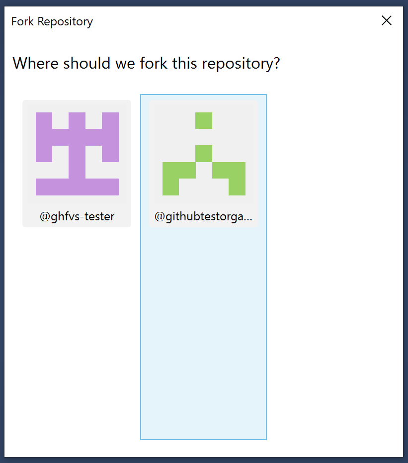 Fix highlight when less than 3 options of where to fork repository ...