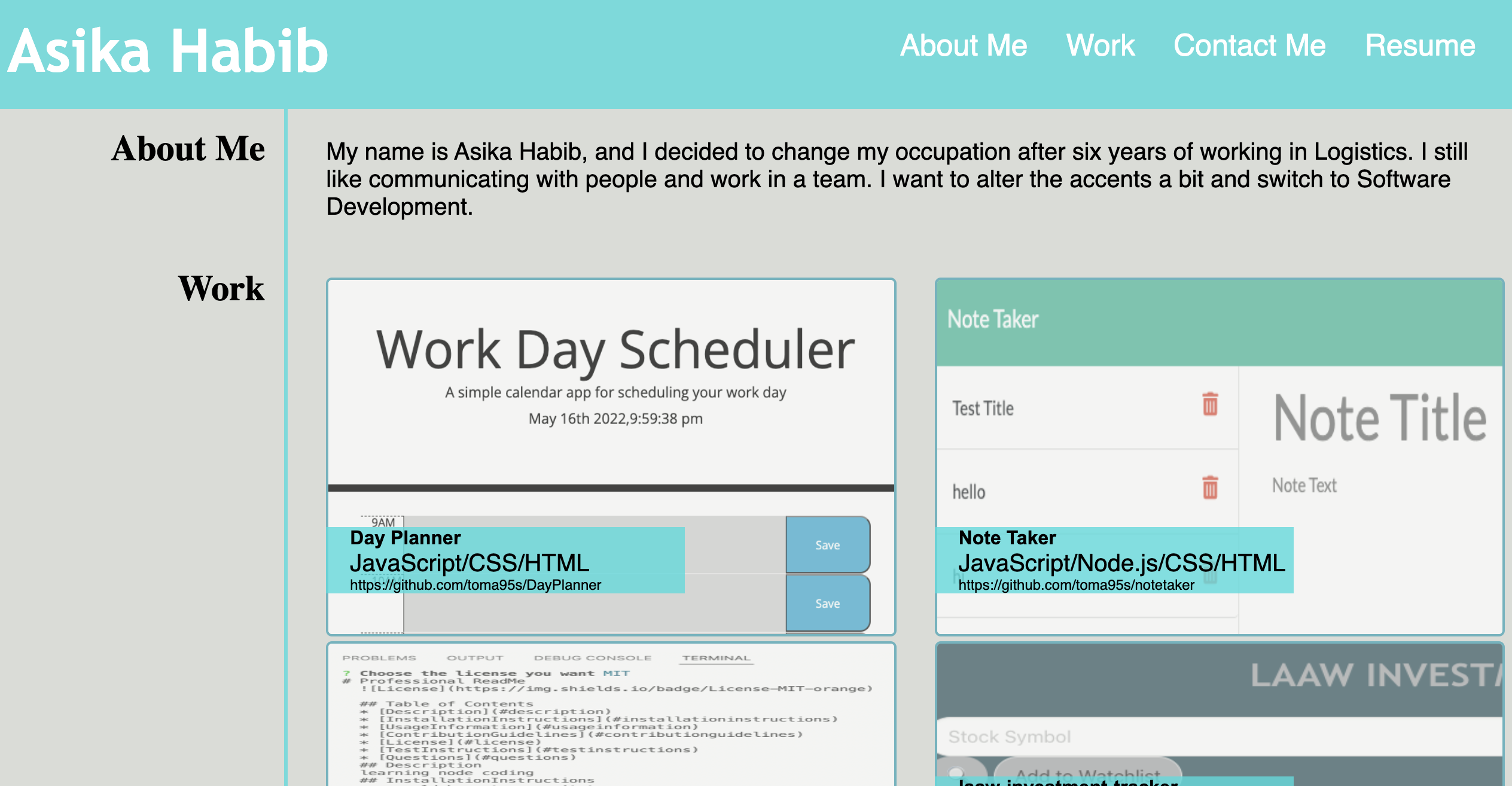 GitHub - toma95s/portfolioMay22: An updated professional portfolio for May 2022.