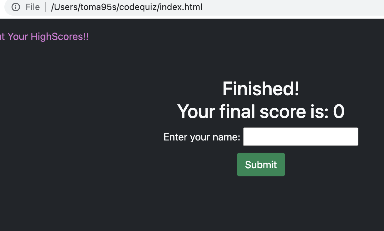 GitHub - toma95s/codequiz