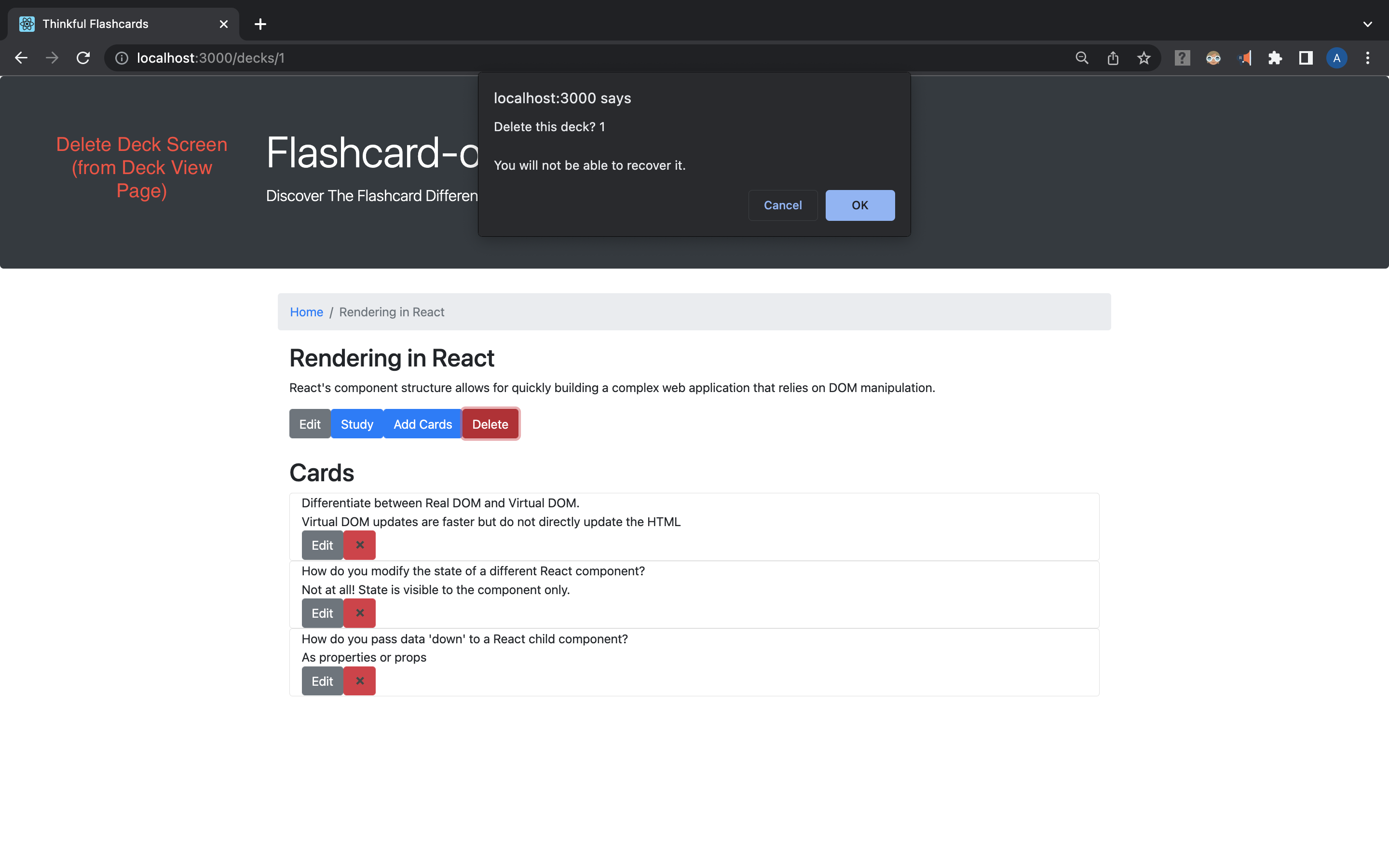 GitHub - tonyDcoder5/module27-study-tool-app: Module 27 Capstone: Flashcard app - Thinkful ...